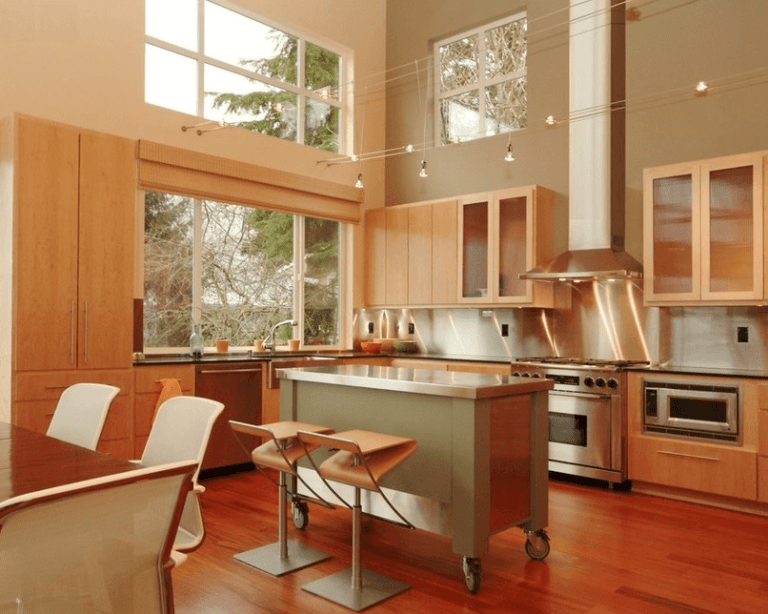 Movable Kitchen Island with Seating - EasyHomeTips.org