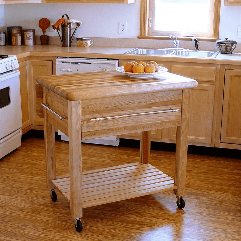 Movable Kitchen Island with Seating - EasyHomeTips.org