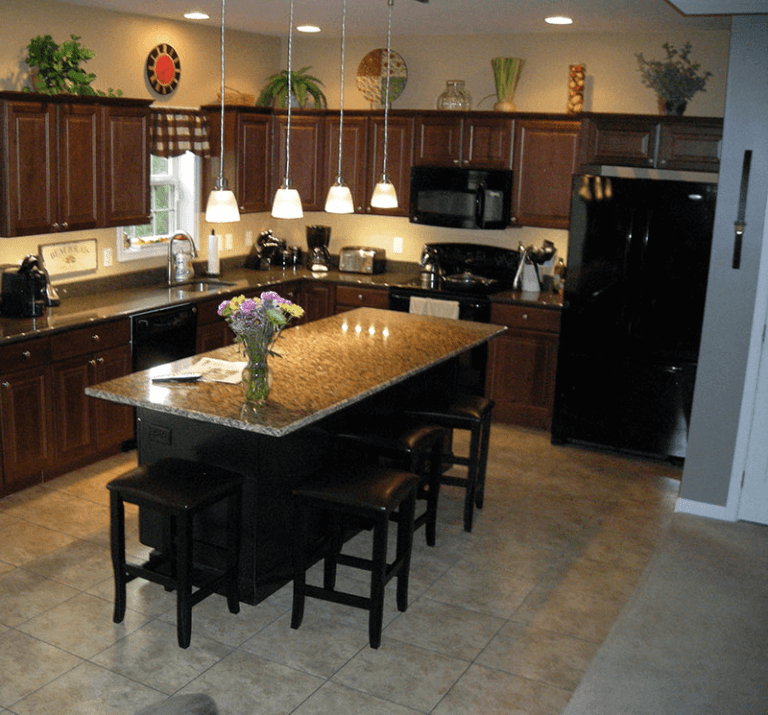 How to Get an Ideal Kitchen Island Overhang - EasyHomeTips.org