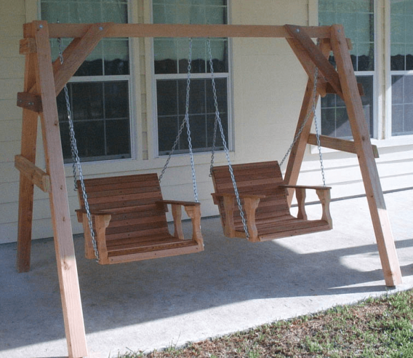 Simple Tips to Build DIY Wood Porch Swing Frame Plans