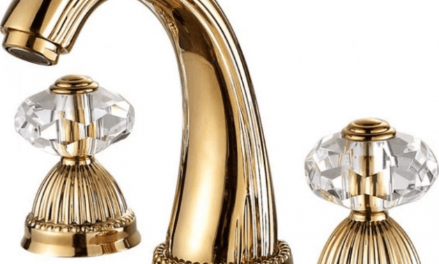 Bathroom Faucets with Crystal Handles