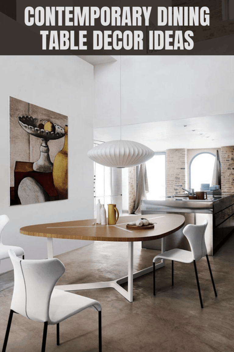 How to Decorate a Contemporary Dining Table? - EasyHomeTips.org
