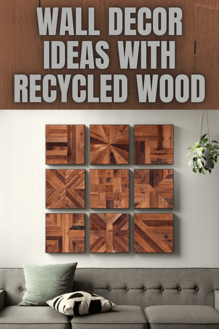 Wall Décor Ideas with Recycled Wood - EasyHomeTips.org