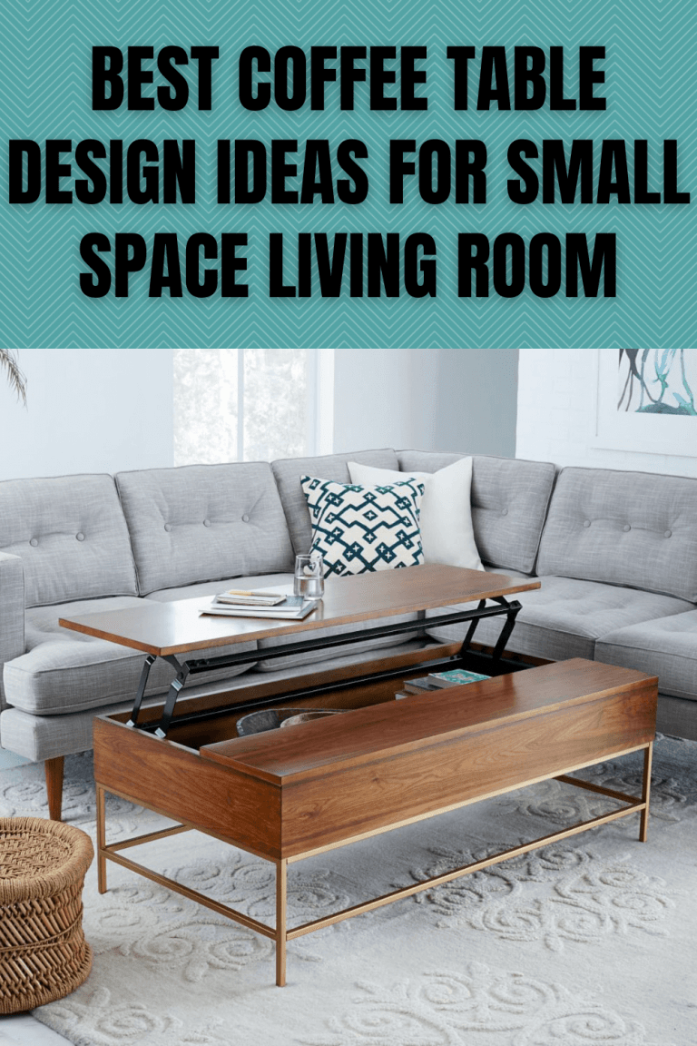 Best Coffee Table Design for Small Space Living Room - EasyHomeTips.org