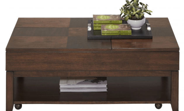 Daily Coffee Table with Double Lift-Top Ideas - EasyHomeTips.org