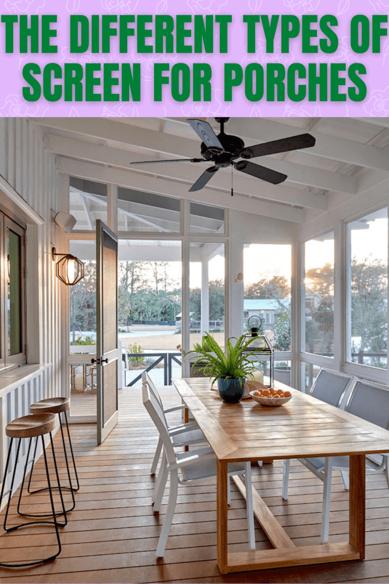 The Different Types of Screen for Porches - EasyHomeTips.org