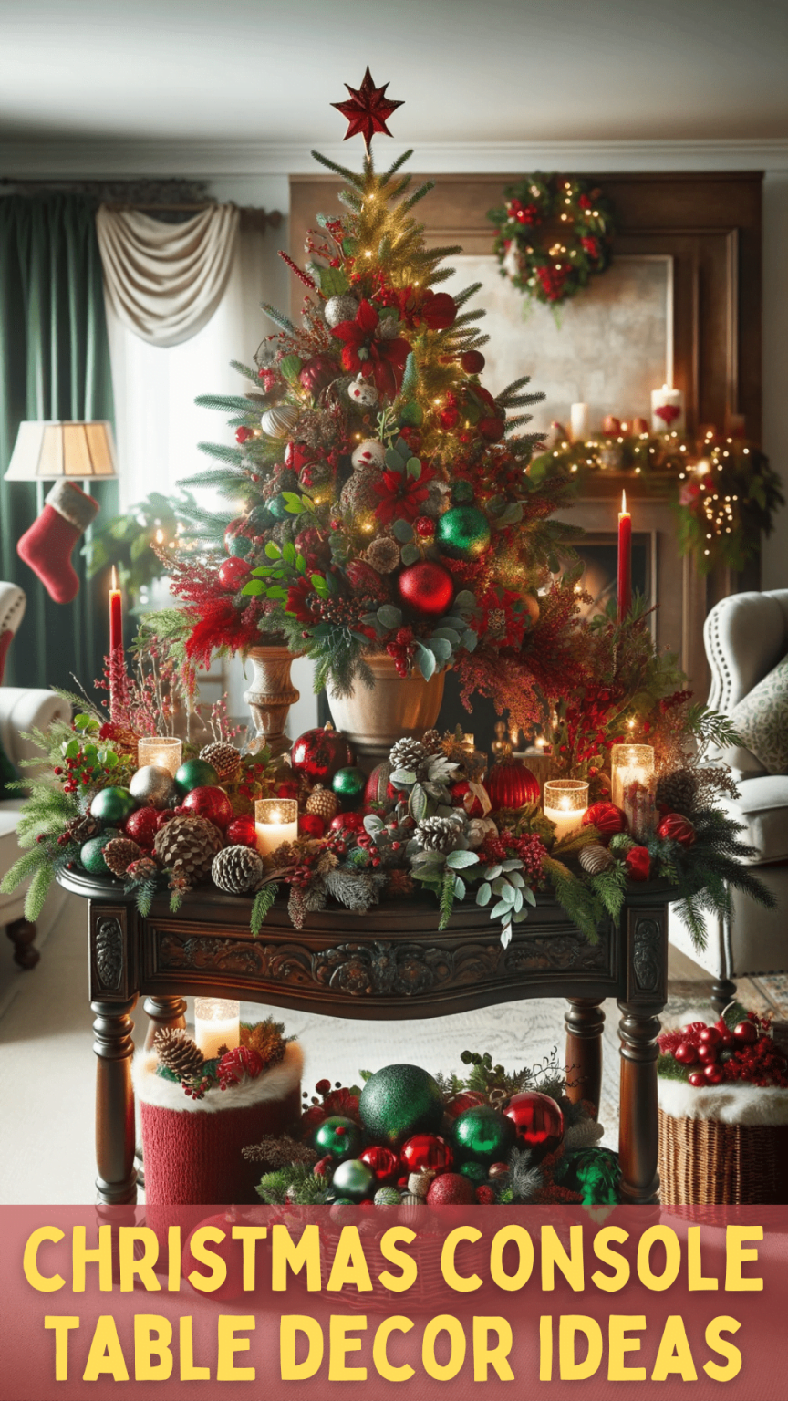 Elevate Your Festive Spirit: Transform Your Console Table with Dazzling ...