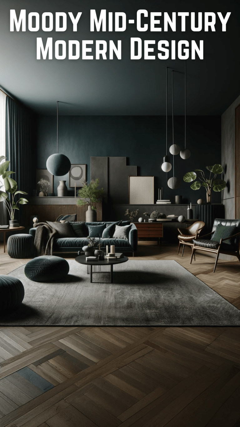 Unveiling the Allure of Moody Mid-Century Modern Design: Transform Your ...