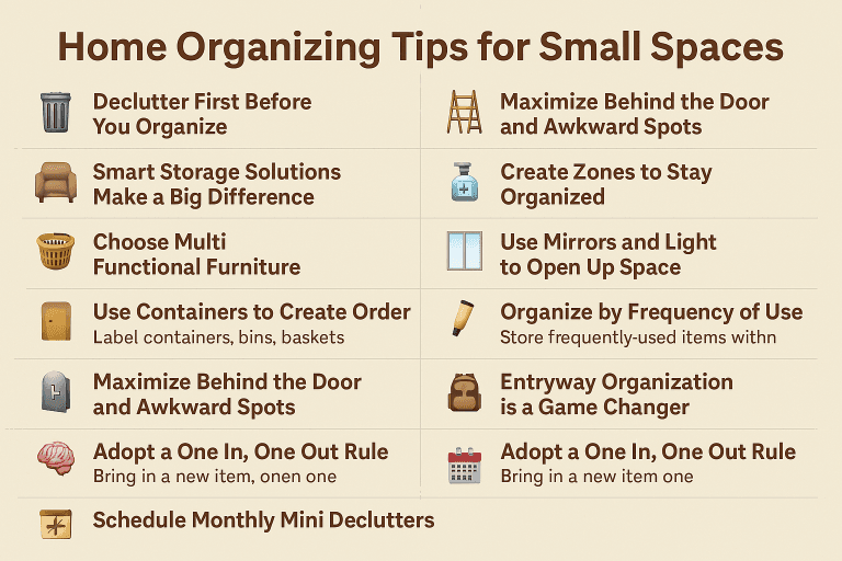Genius Home Organizing Tips for Small Spaces That Will Blow Your Mind ...
